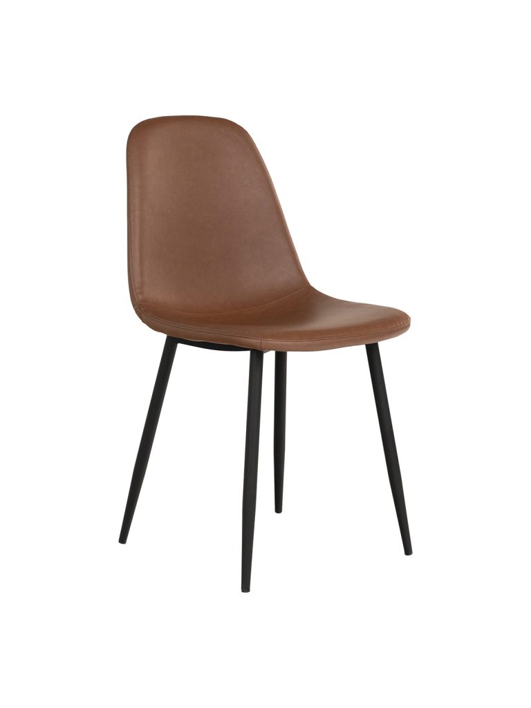 Blagovaonska stolica Stockholm light brown vintage - Nord Style